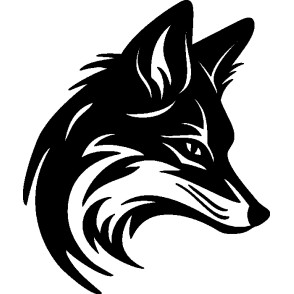 Samolepka Liška 005 pravá hlava - AUTOSAMOLEPKY.cz - samolepky na auto ...